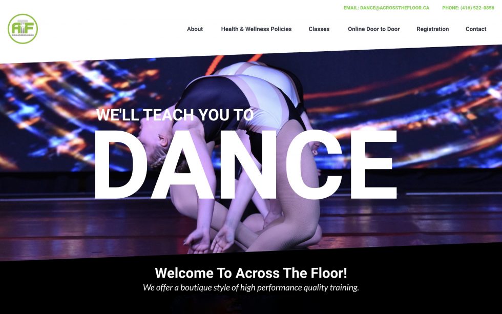 Website Design | Beyond Dance Consulting | Dance Studio Websites